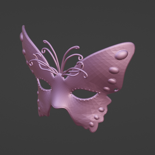 🦋 Wearable butterfly venice mask・ STL File for 3D printing・Cults