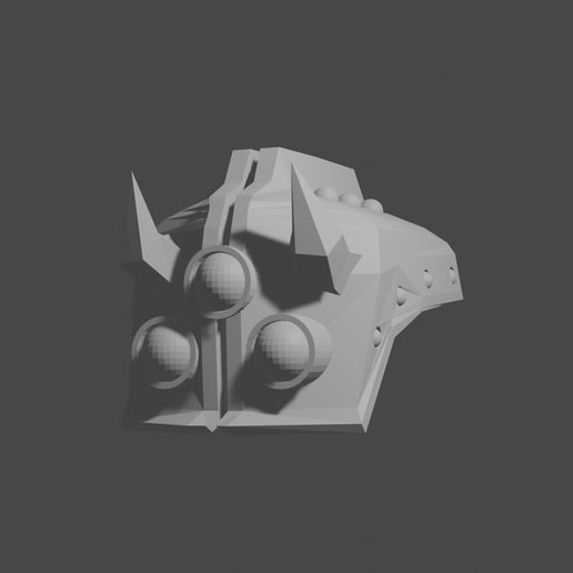🪖 Darktide Crusher Helmet・Free 3D File for ・Cults