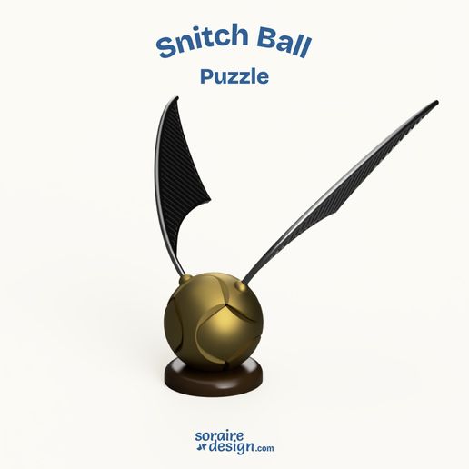 STL file Snitch Ball Puzzle 🧩 ・3D printable model to download・Cults