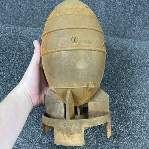 🎨 Fallout Mini Nuke - piggybank・Free STL File for 3D printing・Cults