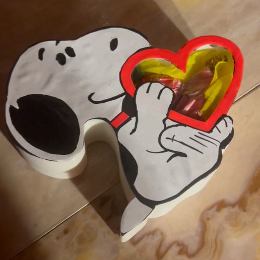 📦 SnoopyBox・Archivo STL para Impresión 3D・Cults