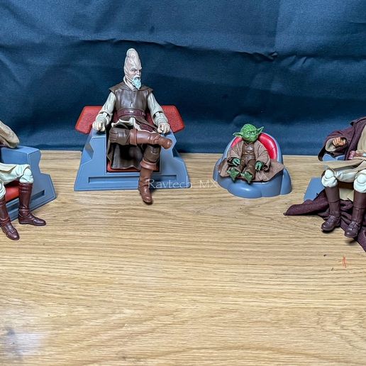 Jedi Council Chairs・ STL File for 3D printing・Cults