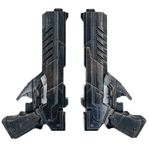 🔫 Red Hood Arkham Knight Pistols Pistol Replica Prop Jason Todd Robin ...