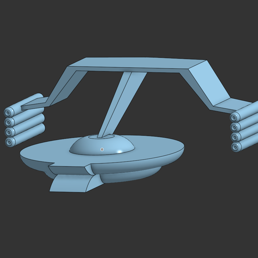 ⭐ Star Trek Animated TAS Ship・Free STL File for 3D printing・Cults