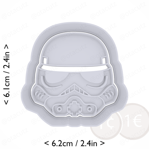 🍪 Storm Trooper Cookie Cutter / SW・Free 3D File for ・Cults