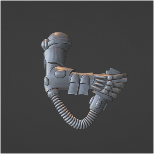 🛰 Space elf arms with enhanced star slingers・Free STL File for ・Cults