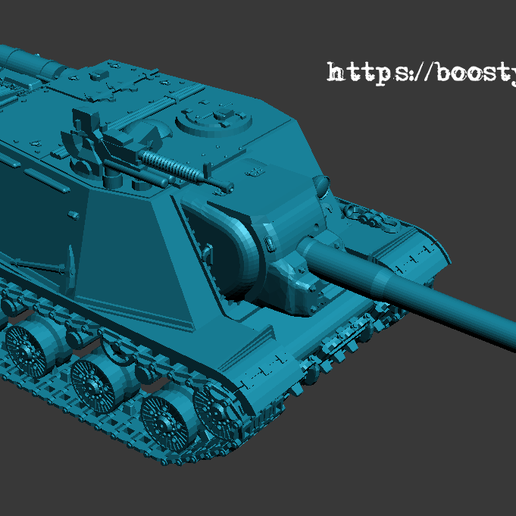 STL file ISU-122 1:100 🪖 ・3D printable design to download・Cults