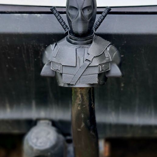 3D printable deadpool bust remix • made with Neptune 4 Pro・Cults