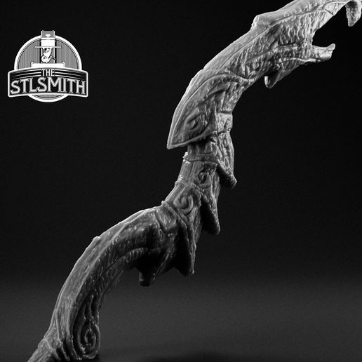 🐉 Dragon Priest Staff Skyrim Life Size Prop STL・ STL File for 3D ...