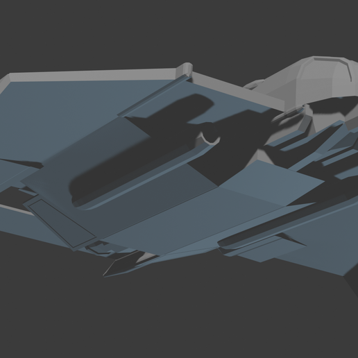 ⭐ Star Wars Cloakshape Fighter・ 3D File for 3D printing・Cults