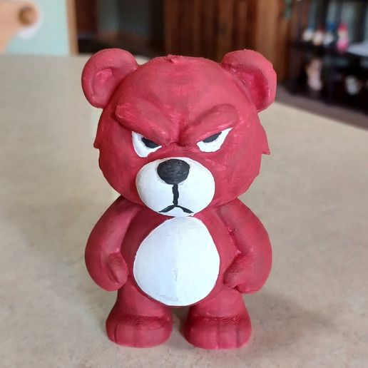 😡 Cujo The Angry Bear Figure・ STL File for 3D printing・Cults