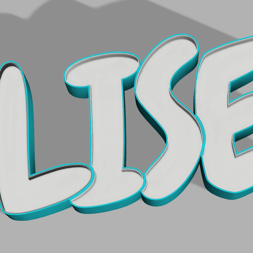 STL file Name LISE 🔦 ・3D printing design to download・Cults