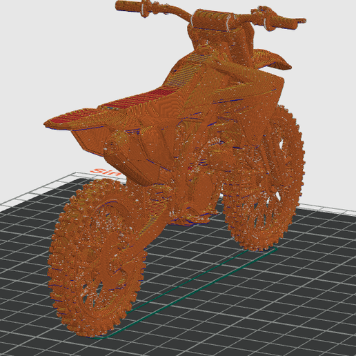 🚗 RM-Z 250 - Solid 3D motocross model for printing and displaying・ STL ...