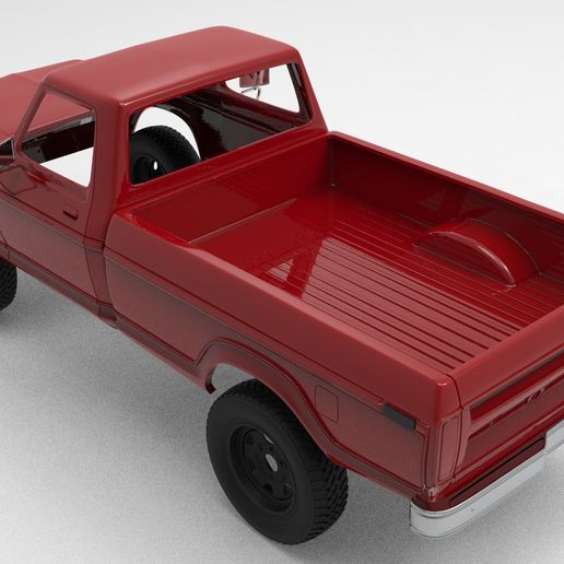 🚙 Ford F150 Old 1974 313mm wheelbase Axial, BRX01, RC4WD・ STL File for ...