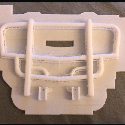 STL file Grill MB AROCS 1:14 🚁 ・3D printing idea to download・Cults