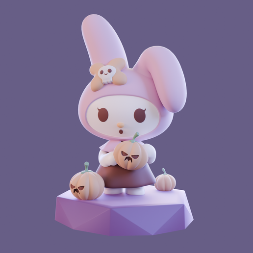 🎃 MY MELODY SANRIO HALLOWEEN・ STL File for 3D printing・Cults