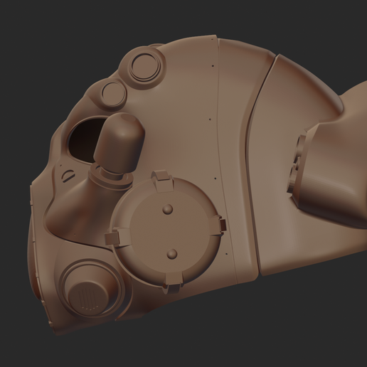 🆕 NEW X-01 Power Armor Helmet Printable STL・ STL File for 3D printing・Cults