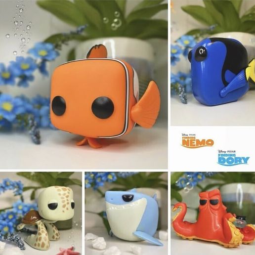 🎨 nemo Funko Pop・ STL File for 3D printing・Cults