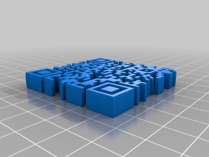 Free 3D file Qr code・3D printing design to download・Cults