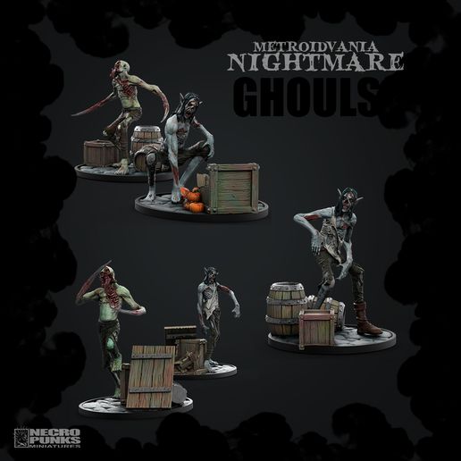 🧛 Ghouls・ 3D File for 3D printing・Cults
