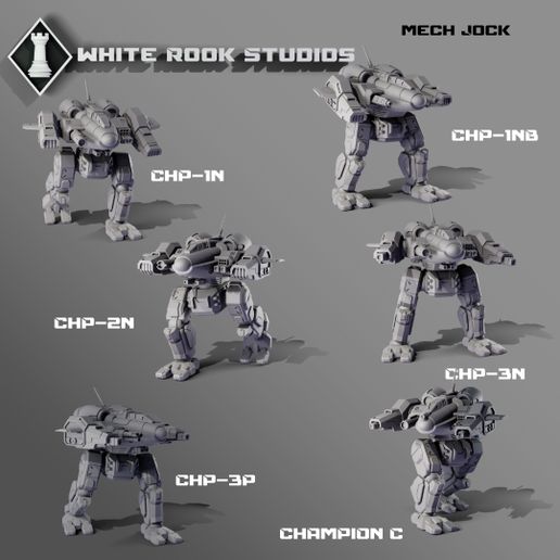 🤖 American Mecha - Champ Mech Jock・ 3D File for 3D printing・Cults