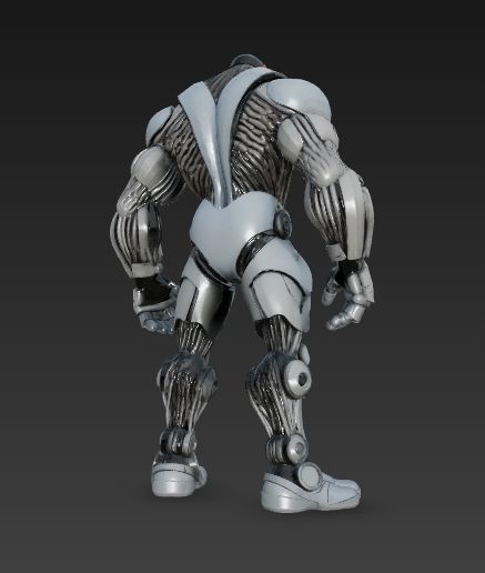 🦸 Muscular Mecha Superhero Figure – Comic Power in 3D Print Form・ STL ...