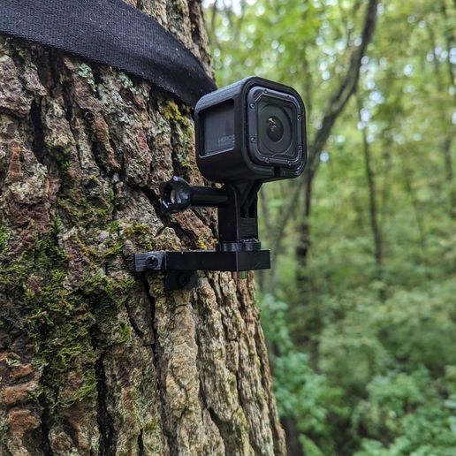 🌳 Hunting GoPro tree mount・Free 3D File for ・Cults