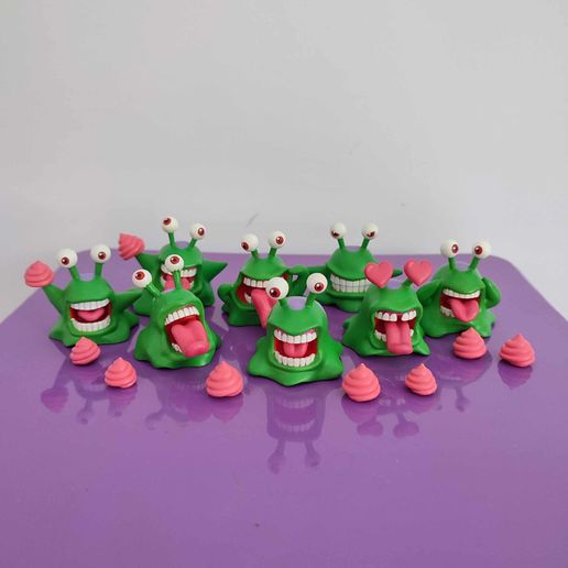 🐉 Digimon - Numemon (8 poses)・ STL File for 3D printing・Cults