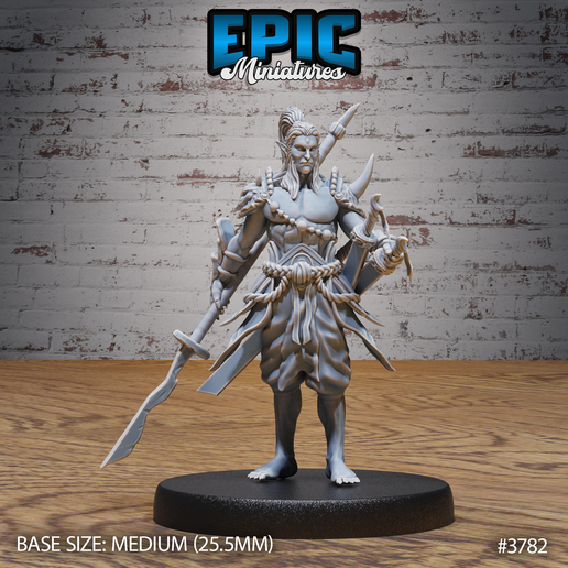 3D file Oni Adventurer ‧ DnD Miniature ‧ Tabletop Miniatures ‧ Gaming ...