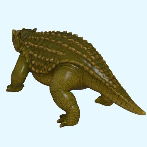 🗿 Scutosaurus - Prehistoric Herbivore・ OBJ File for 3D printing・Cults