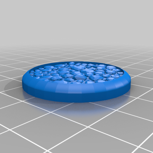 Fichier 3D gratuit Mini base 28mm Low Poly Cobblestone 🎲 ・Modèle à ...