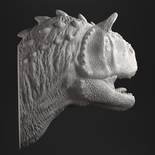 🦖 Carnotaurus head・ 3D File for ・Cults