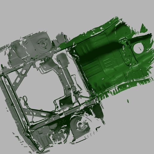 🛞 Nissan Laurel engine compartment scanning・ STL File for CNC machining ...