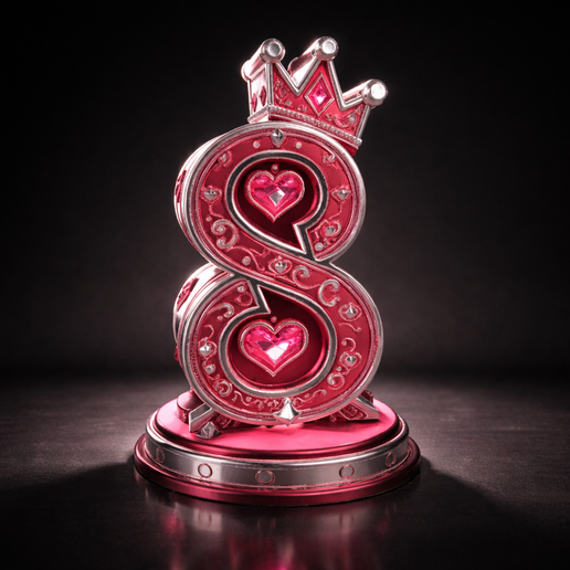 🫅 International Women Day 8 March Crowned Number 8 Statue・ 3D File for ...