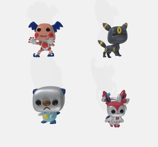STL file 4 POP moustillon mr mime noctali nymphali 🎲 ・Model to download ...
