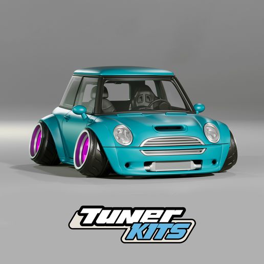 🚗 MiniCooper S tooned model kit・ STL File for 3D printing・Cults