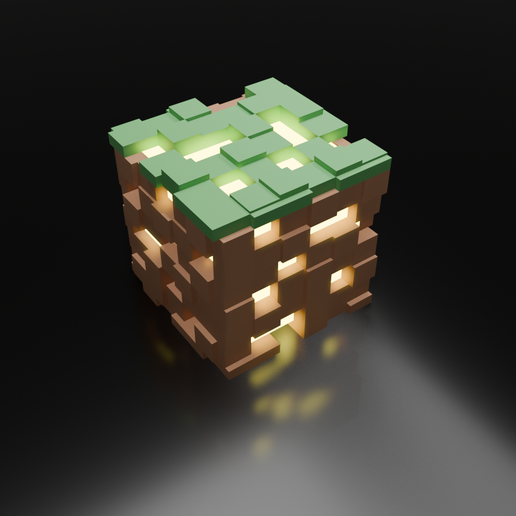 STL file Minecraft Lamp 🔦 ・3D print object to download・Cults