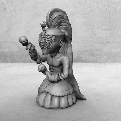 🗿 Oxumare Cute Orixa・ STL File for 3D printing・Cults