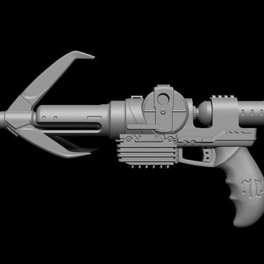 🔫 Rorschach's grappling gun (watchmen)・ OBJ File for 3D printing・Cults