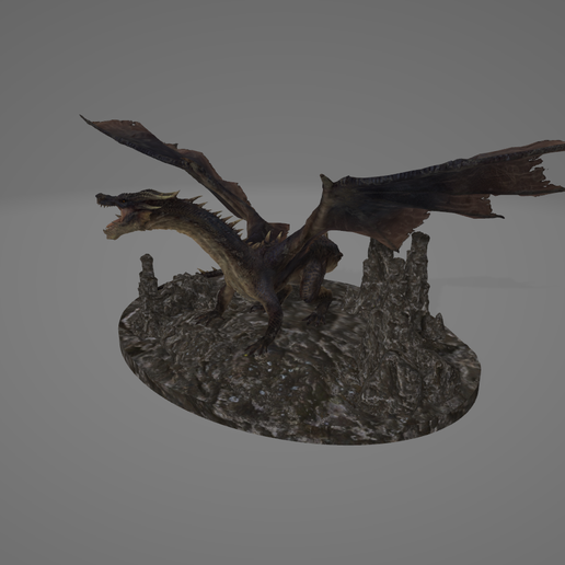 👹 MONSTER HUNTER FATALIS FIGURE・ STL File for 3D printing・Cults
