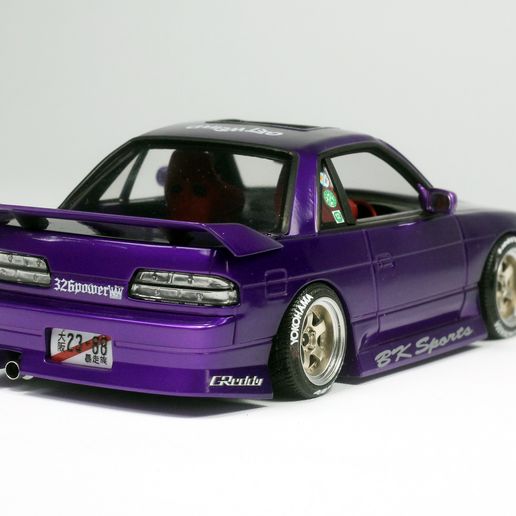 🚗 Nissan S13 silvia BN Sports. Cartoon style model kit・ 3D File for 3D ...