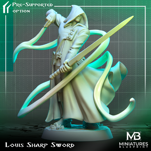3D file Louis Sharp Sword 🗡️ ・3D printable model to download・Cults