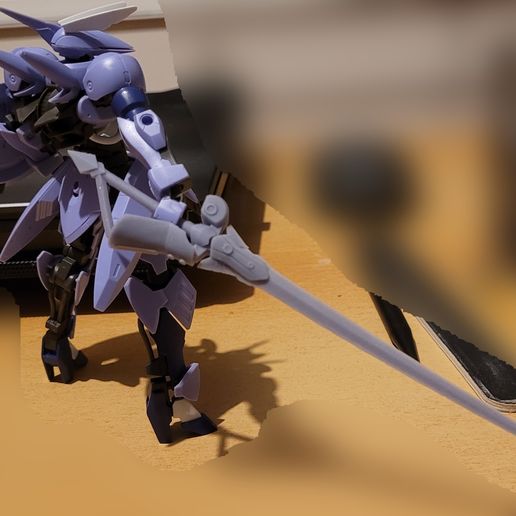 🤖 Rapier/Lance for HG Sigrun/Siegrune・ STL File for ・Cults
