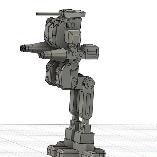 🤖 MECH ROBOT ARTICULATED (MF5 IRON)・ STL File for 3D printing・Cults