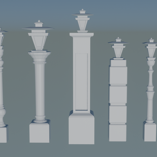 🔦 Classic Street Lamp Post Design 3D・ STL File for 3D printing・Cults