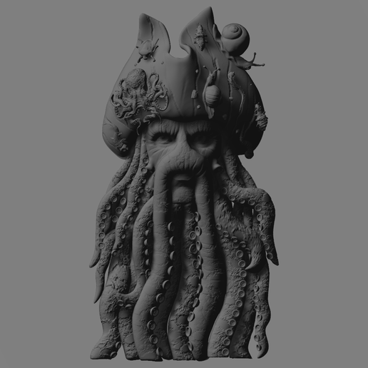 STL file Davy Jones stl cnc design 👾 ・3D printing template to download ...