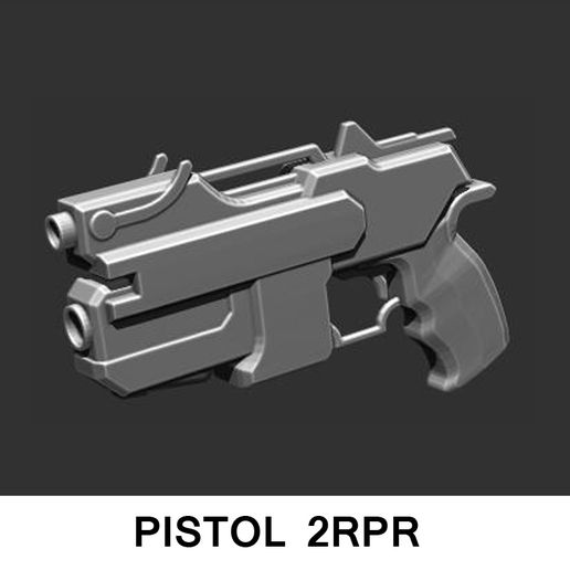 Free STL file weapon gun PISTOL 2RPR figure 1/12 1/6 🔫 ・3D print model ...