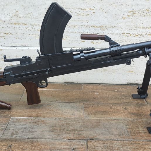 🔫 Bren MK I Gun Prop Replica with Internal・ STL File for 3D printing・Cults