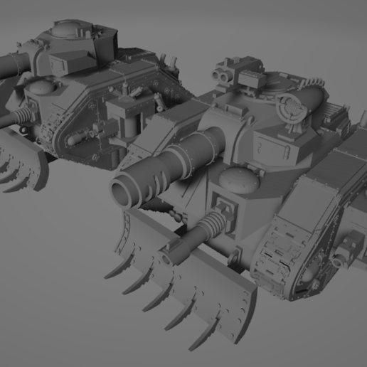 ⚔ Classic Leman Russ・Free 3D File for 3D printing・Cults
