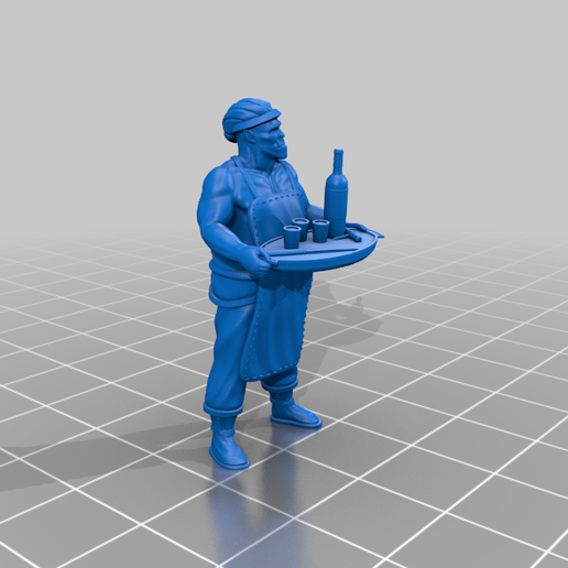 🎲 Orc Barkeep・Free 3D File for ・Cults